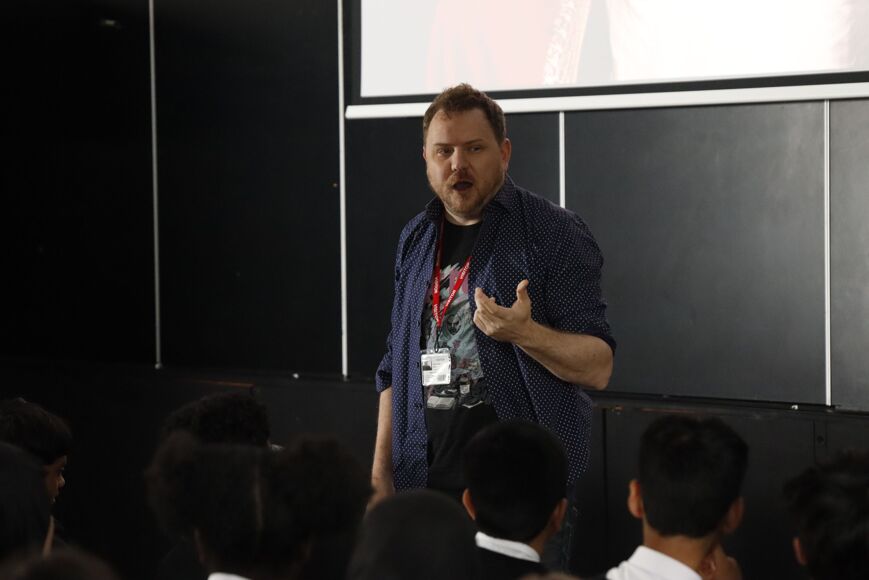 Mark Grist, multi-award-winning poet and rapper - News - Mayfield School